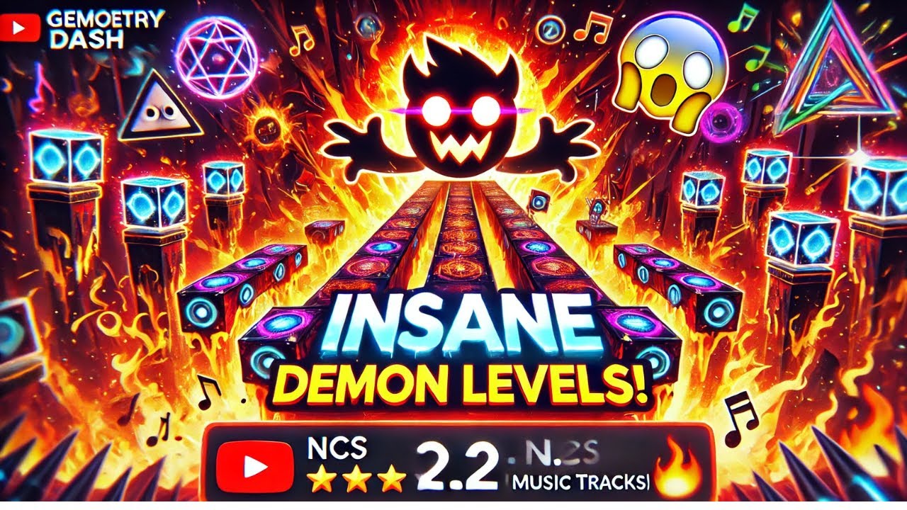 🔥 INSANE DEMON LEVELS in Geometry Dash 2.2 | Back on Dash | Epic ...