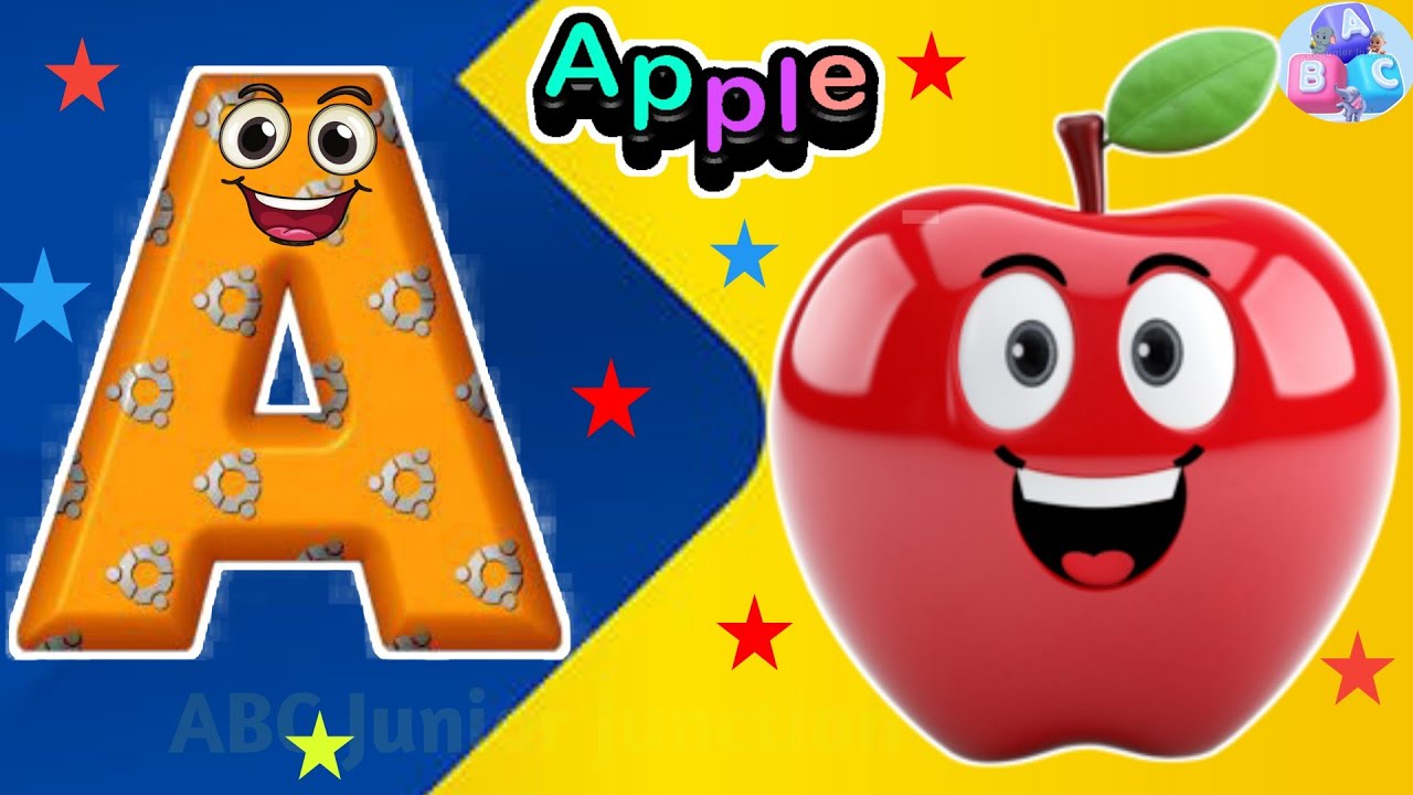 Phonics Song / A for Apple / ABC Song / Tiny Tots / ABC lyrics song / Kiddos Study Zone # ...