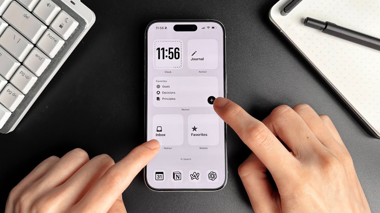 My Minimal iPhone Setup for Productivity - YouTube