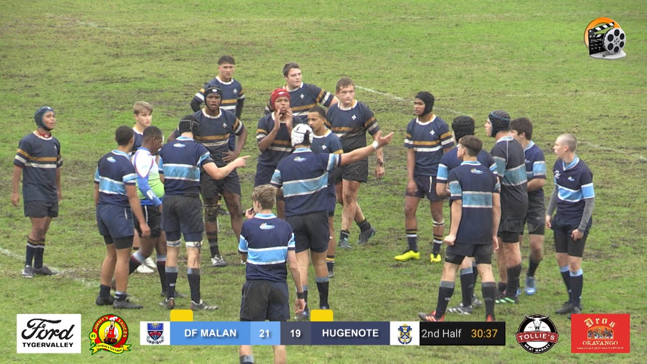 U16A Rugby - DF Malan vs Hugenote - YouTube