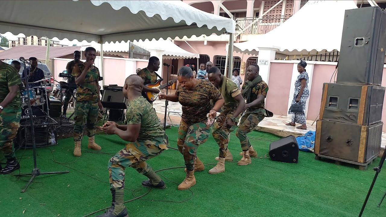 4th Dimension Soldiers Band Performs Adadamu Highlife Funeral Songs # ...
