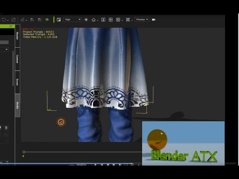 Create lace iClone dress // Blender ATX - YouTube