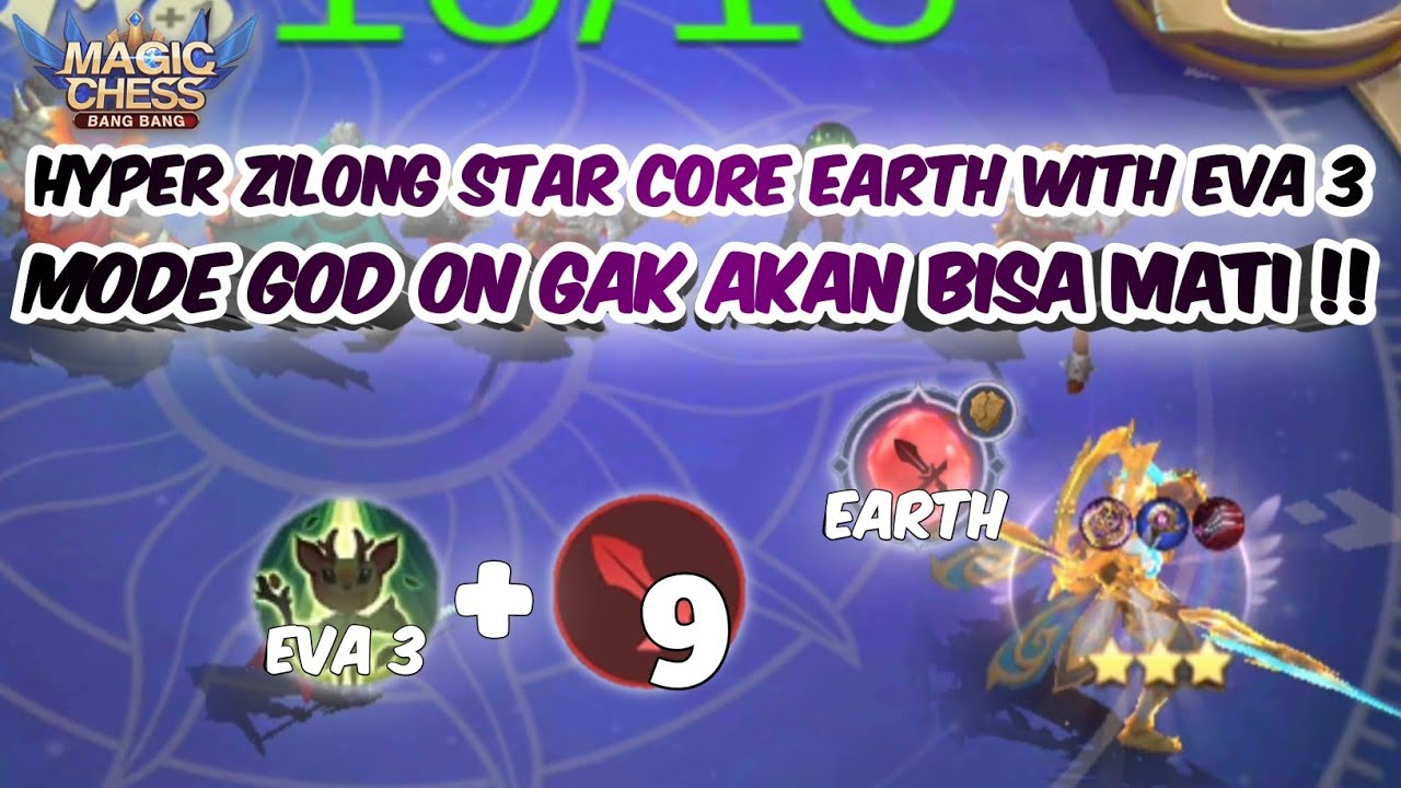 HYPER ZILONG STAR CORE EARTH WITH EVA SKILL 3 | MODE GOD ON GAK BISA ...
