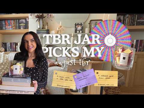 picking my AUGUST TBR using my tbr jar 📖🫙🌟