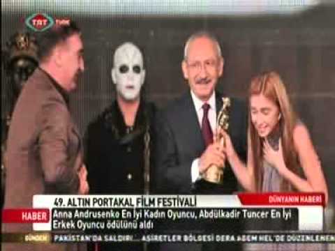 Anna Andrusenko - Antalya Altın Portakal (En İyi Kadın Oyuncu) Ödül Töreni