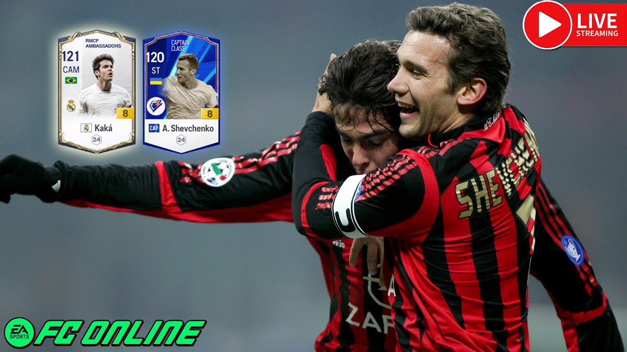 🔴[Live] Shevchenko & Kaka คู่หู AC Milan สุดโหด!! 🔥 - YouTube