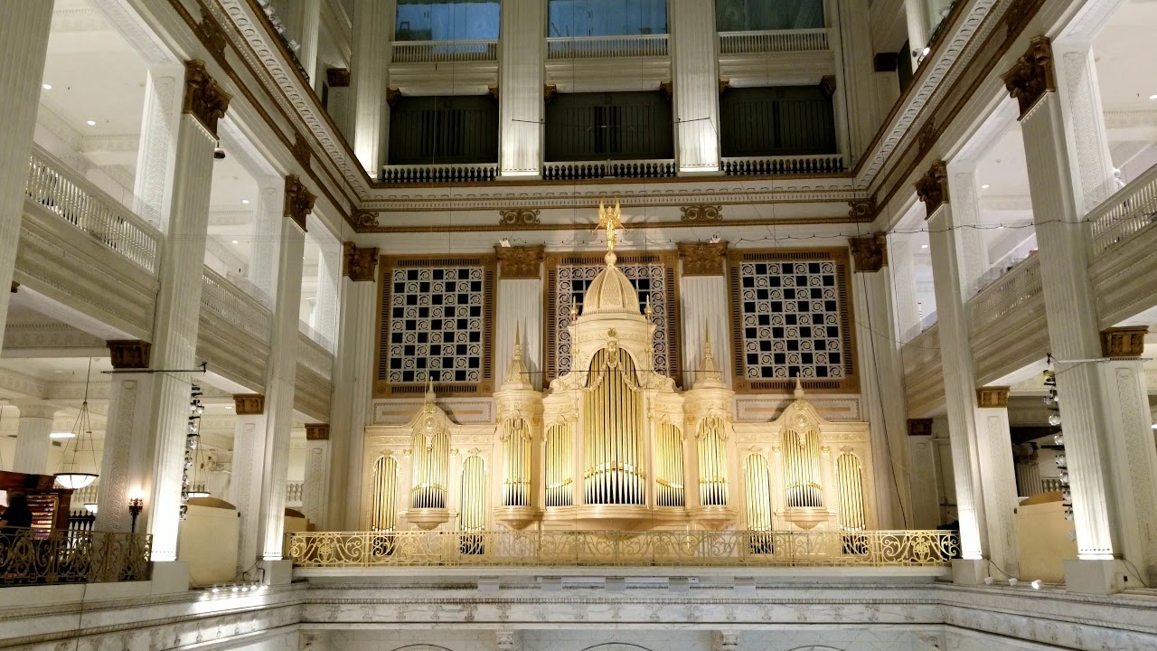 Wanamaker organ Philadelphia Pennsylvania 2020 part 1 - YouTube
