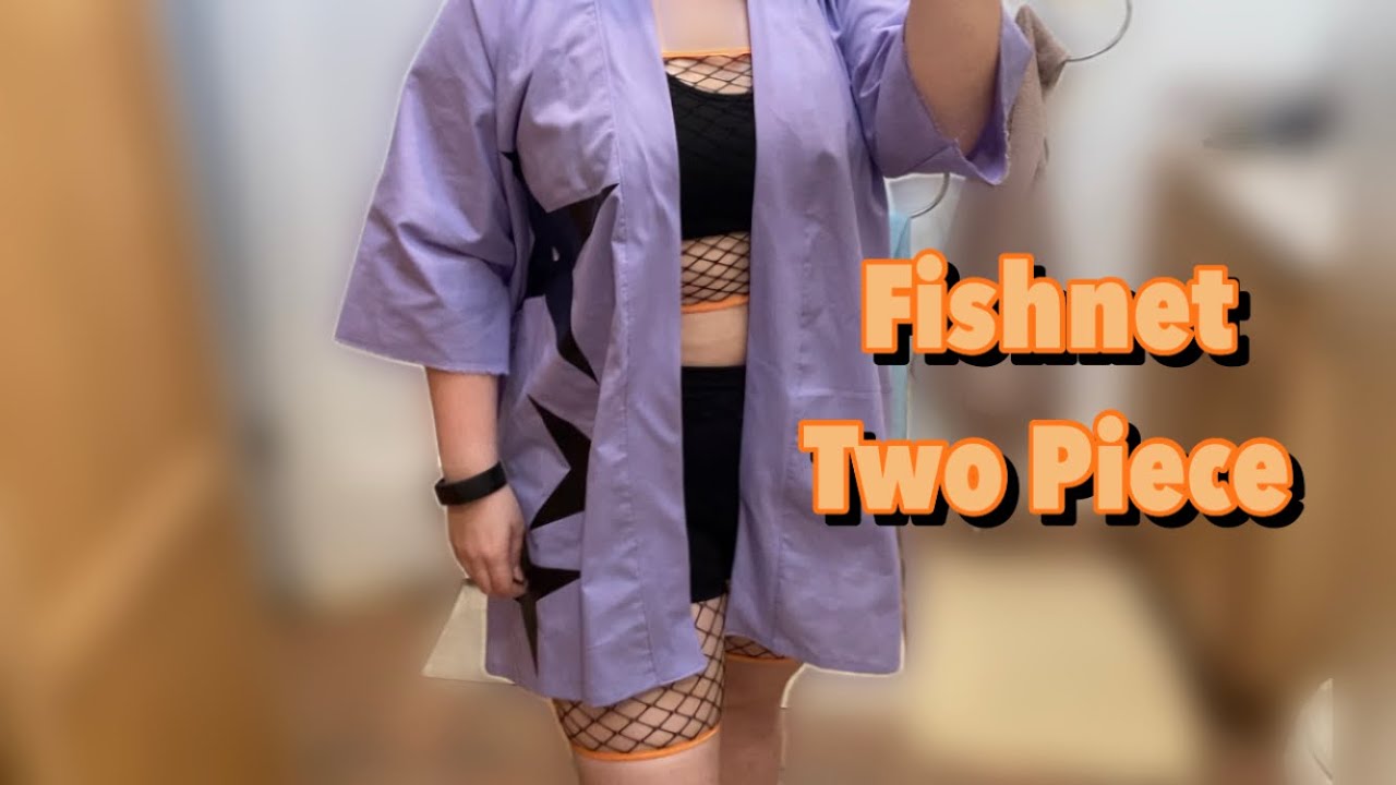 DIY FISHNET SHORTS & TOP (for Rin Cosplay from Naruto) - YouTube