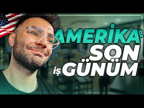 AMERİKA'DA SON İŞ GÜNÜM :') | Amerika'da İşten Ayrıldım