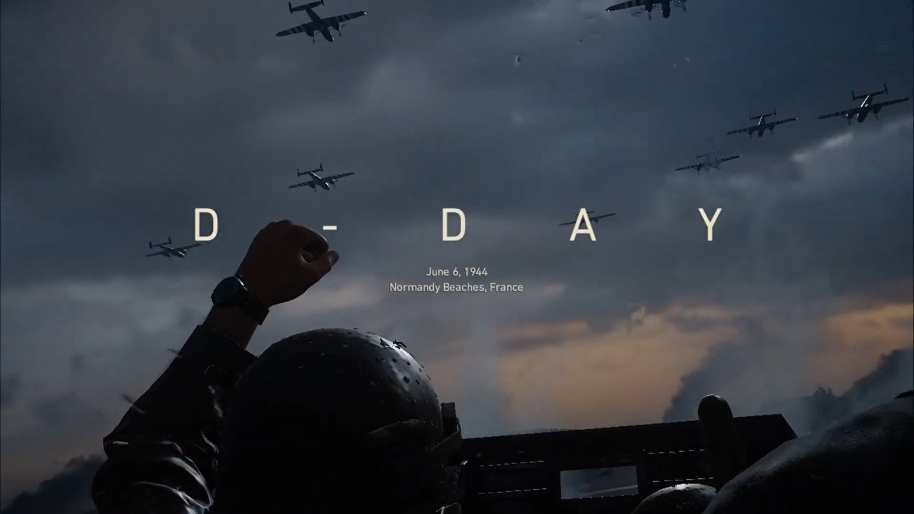 Call of Duty: WWII| D-DAY walkthrough| PC gameplay| Veteran difficulty ...