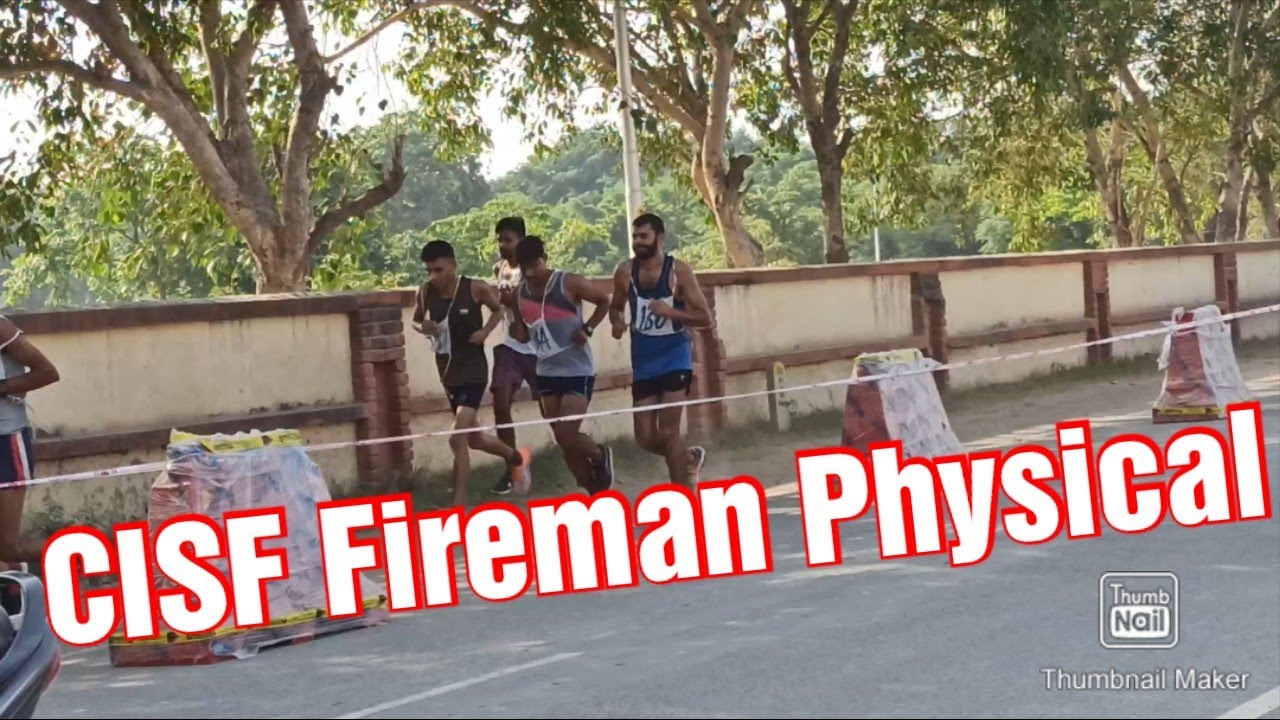 Cisf Fireman Constable Phyical 2022 Running Video. CISF Phyisal Test ...