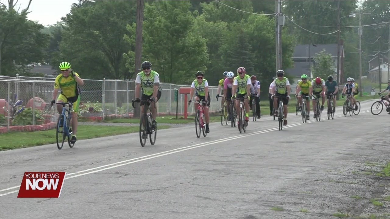 Team Roadrunners hold their annual Limaland Bicycle Tour - YouTube