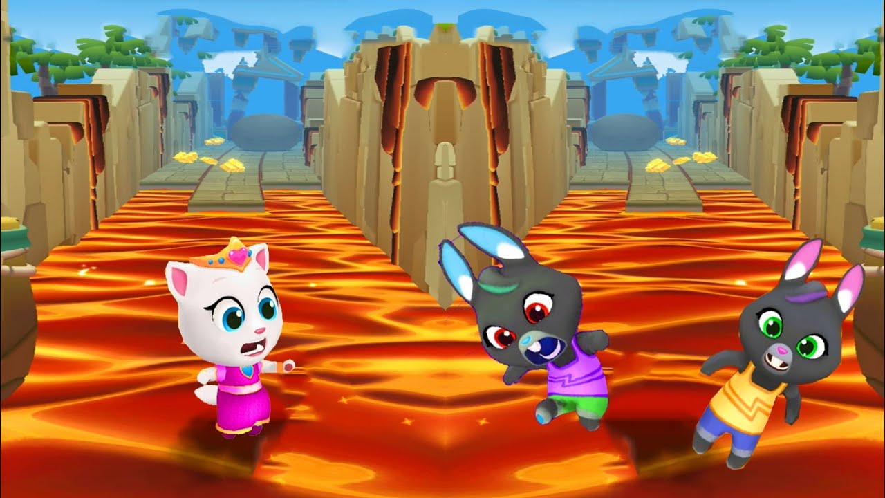 BECCA AND PRINCESS ANGELA LAVA AND WALL FAILS COMPETETION - YouTube