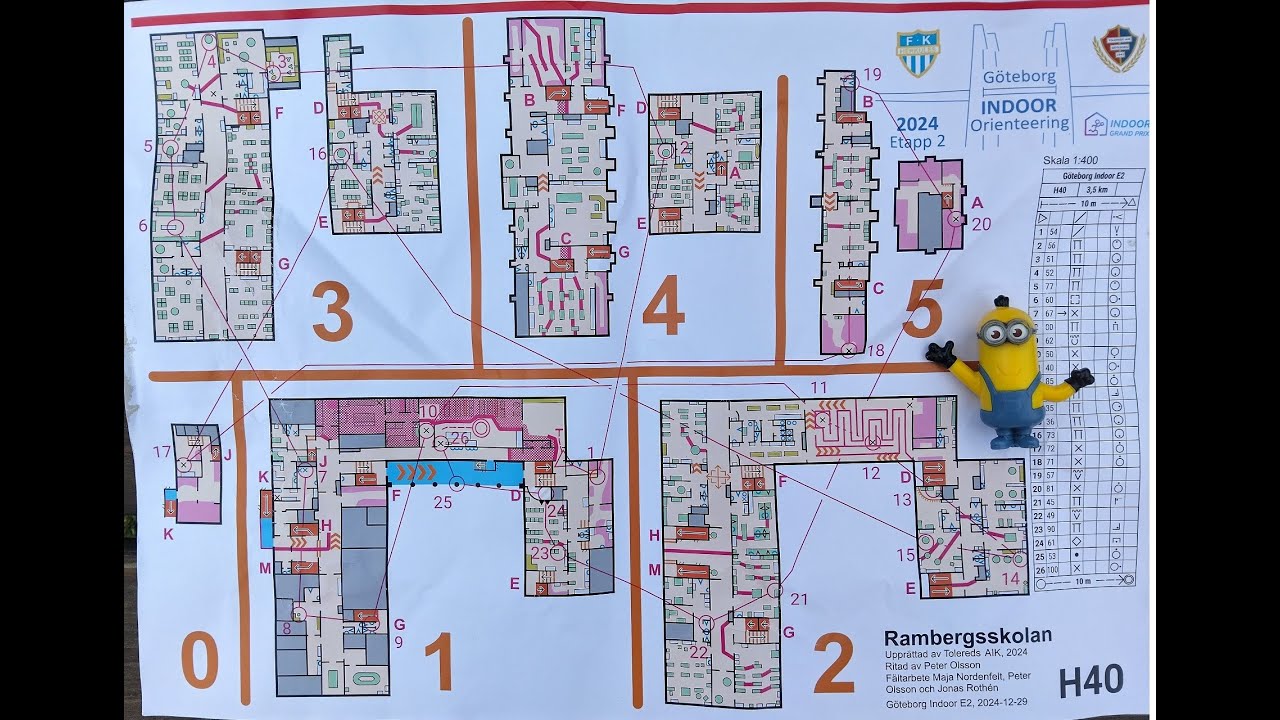 Göteborg Indoor Orienteering Etapp 2 Rambergsskolan, Gothenberg 29 ...