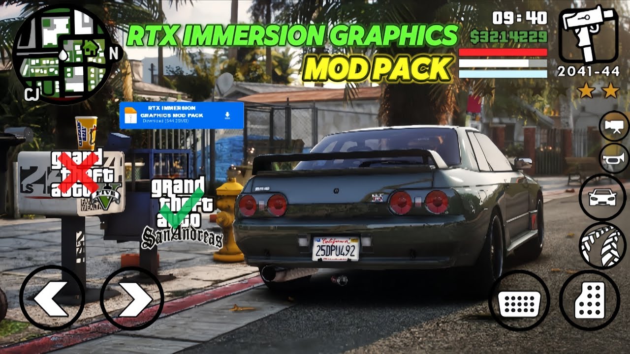 How To Install Rtx Immersion Graphics Mod Pack In Gta San Andreas ...
