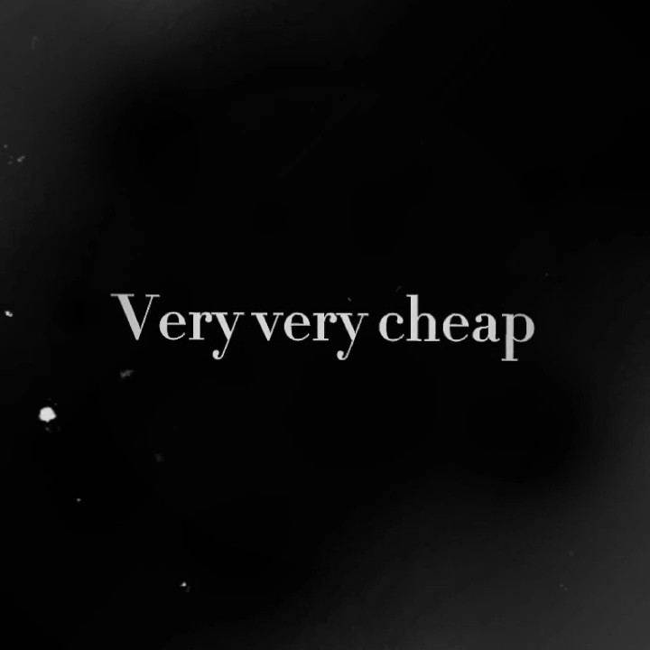 Very very cheap - YouTube