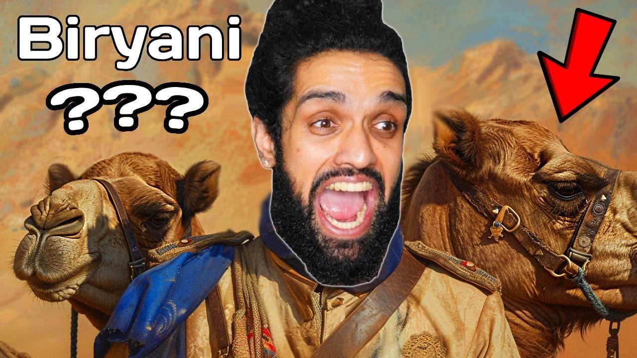 Eating Camel Biryani | Reaction Video - YouTube