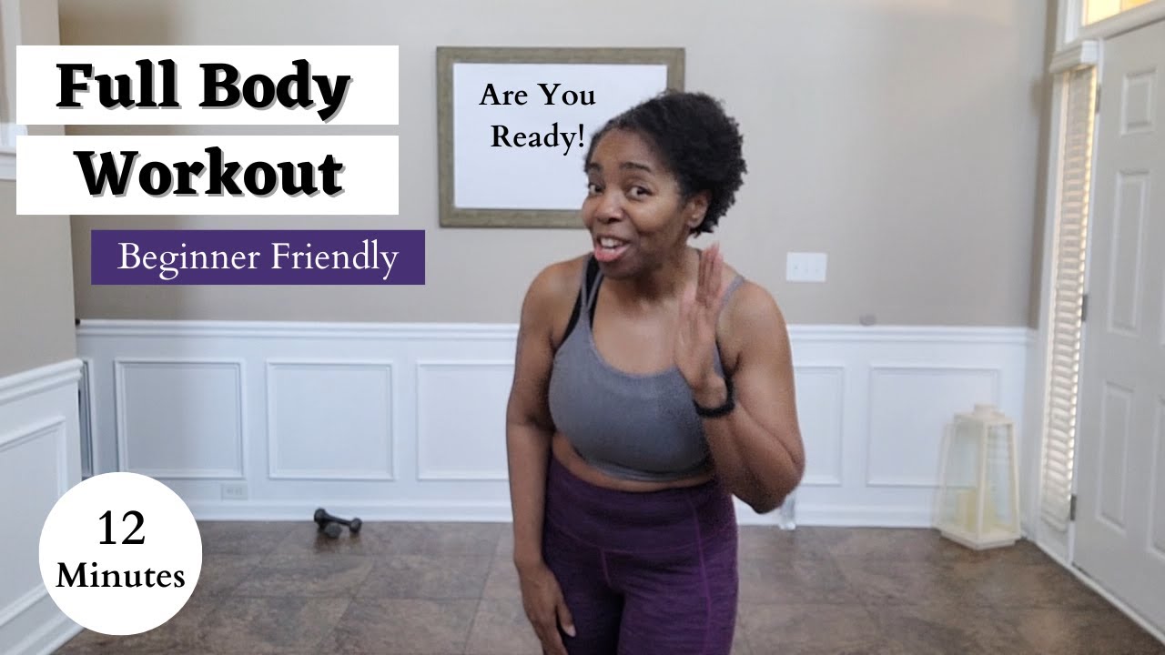 Beginner friendly Full Body Workout| At Home Cardio and Toning Workout ...