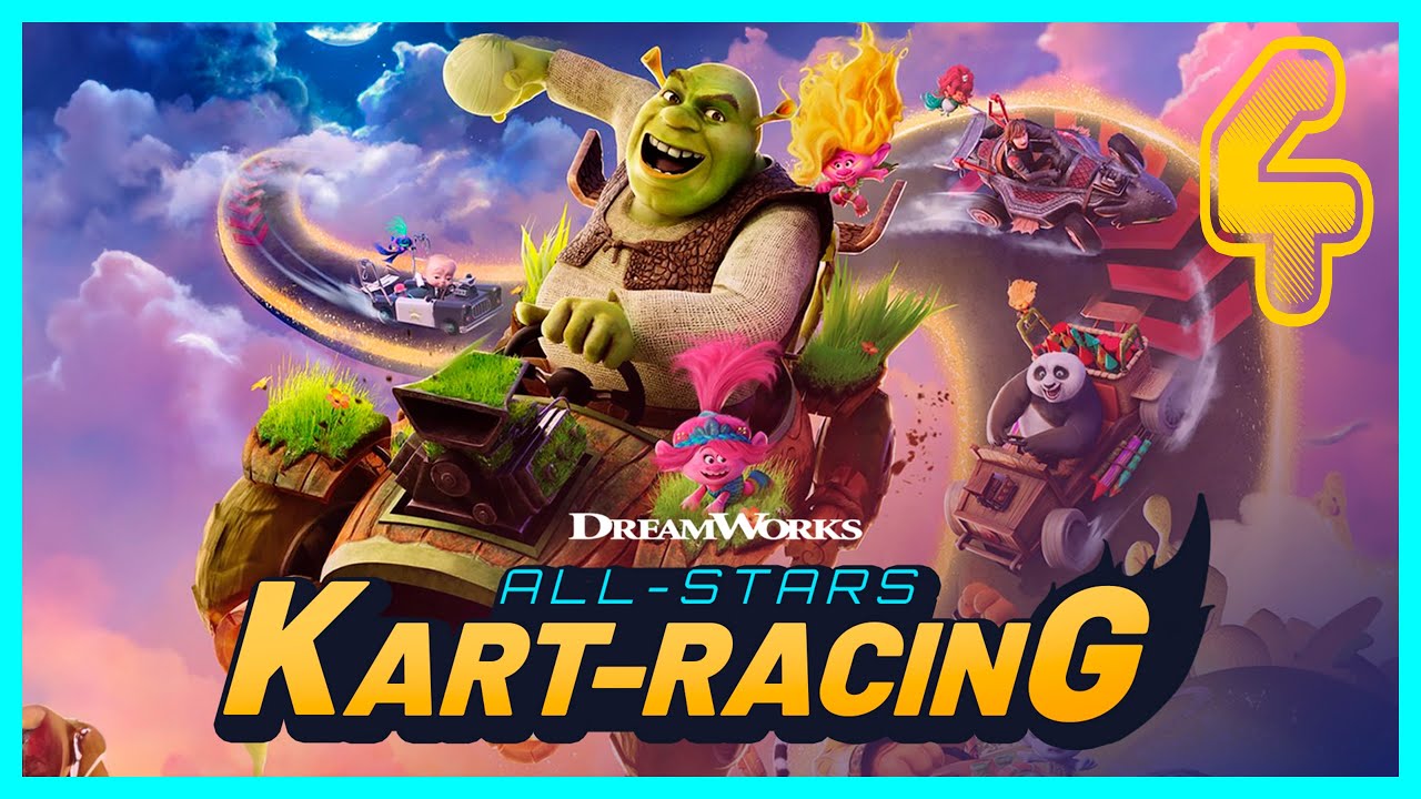 DreamWorks All-Star Kart Racing - Part 4 "Wishing Star Cup" Gameplay ...