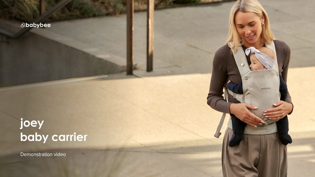 Babybee JOEY Baby Carrier Virtual Demonstration - YouTube