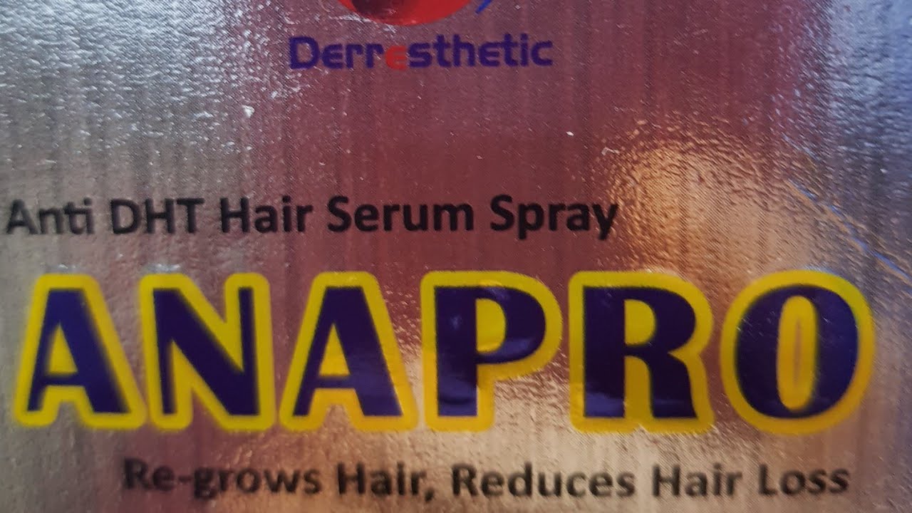 Serum ANAPRO for re-grows Hair Reduces Hair Loss by beatician - YouTube