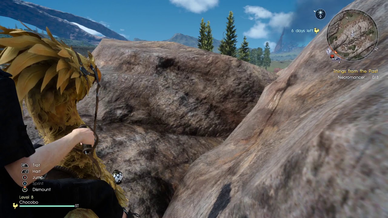 Final Fantasy XV - Riding Chocobos on Rocky Arches - YouTube