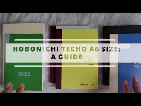 EVERYTHING YOU NEED TO KNOW ABOUT THE HOBONICHI TECHO A6 PLANNERS - YouTube