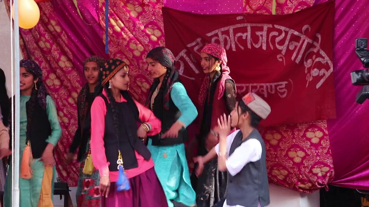 Gic tiuni | Republic day | bhagyani bou garhwali song by students - YouTube