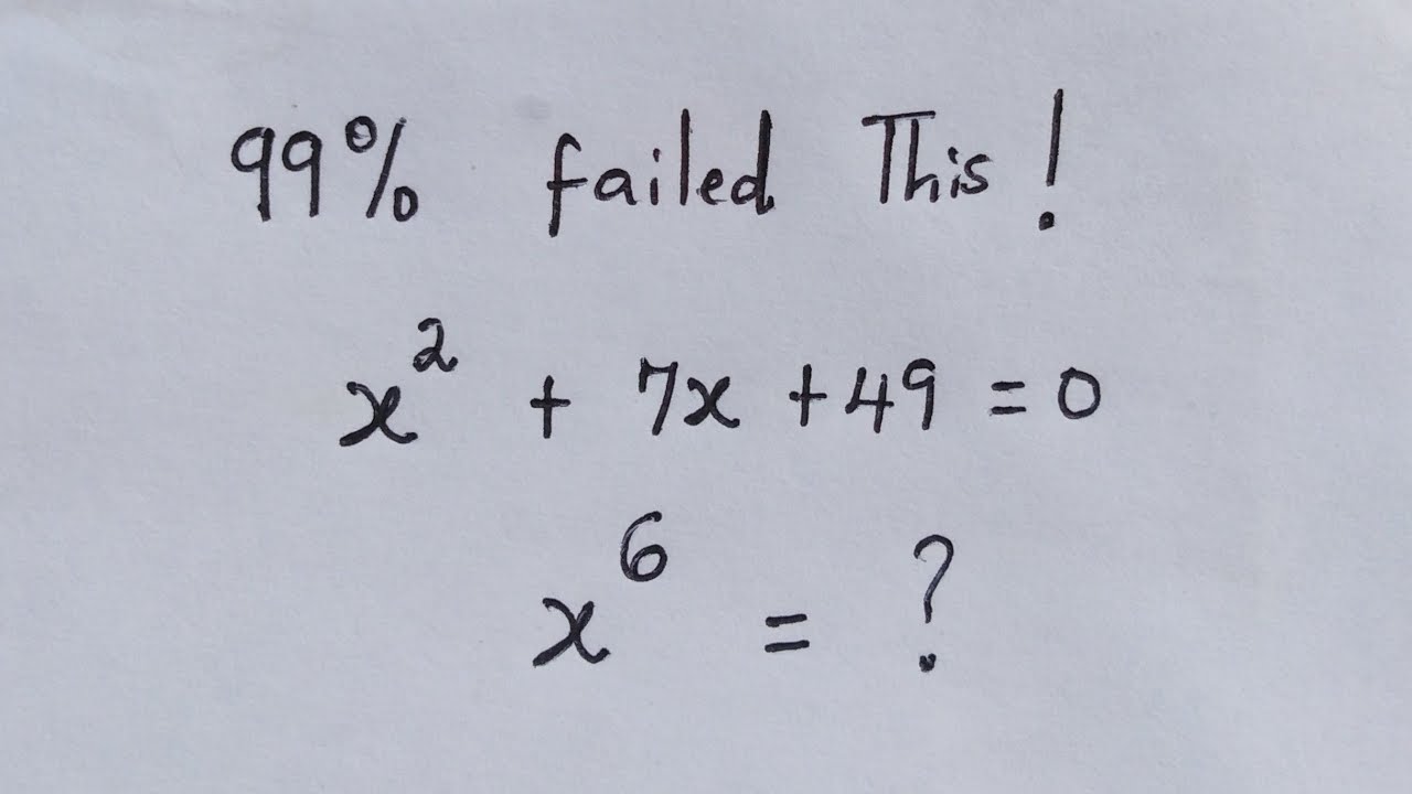 Canada | Nice Olympiad Math Question | Can you solve ? - YouTube