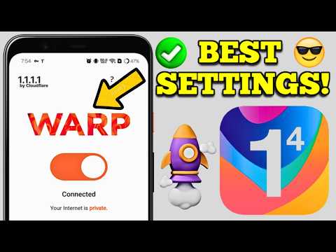 1.1.1.1 Warp VPN Best Settings!