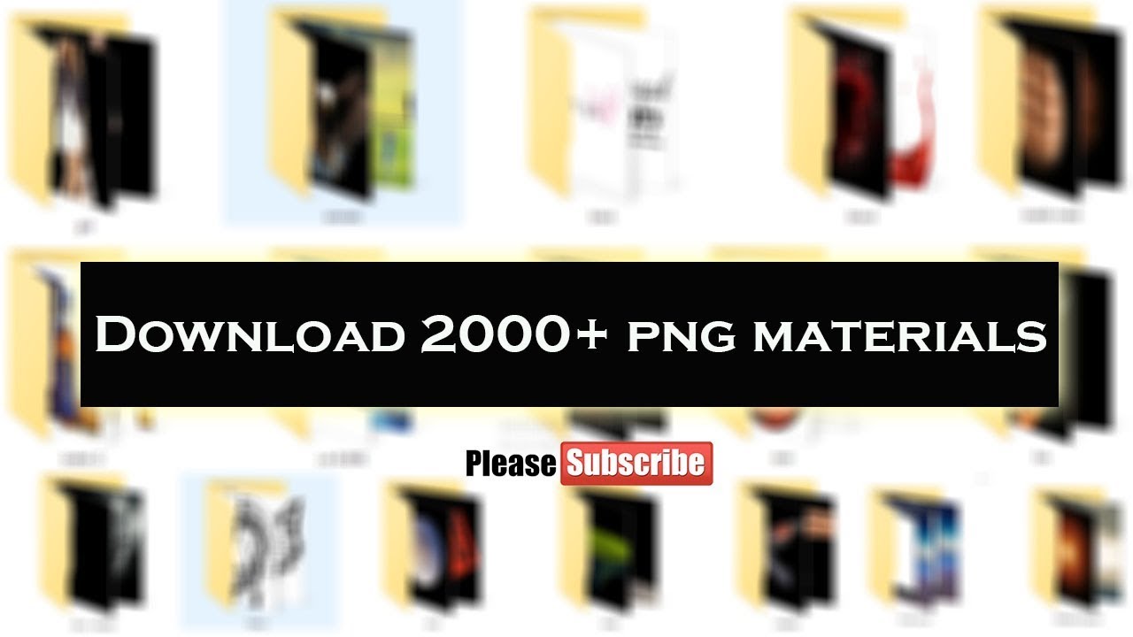 2000+ png materials file for Photo editing | H Editz - YouTube