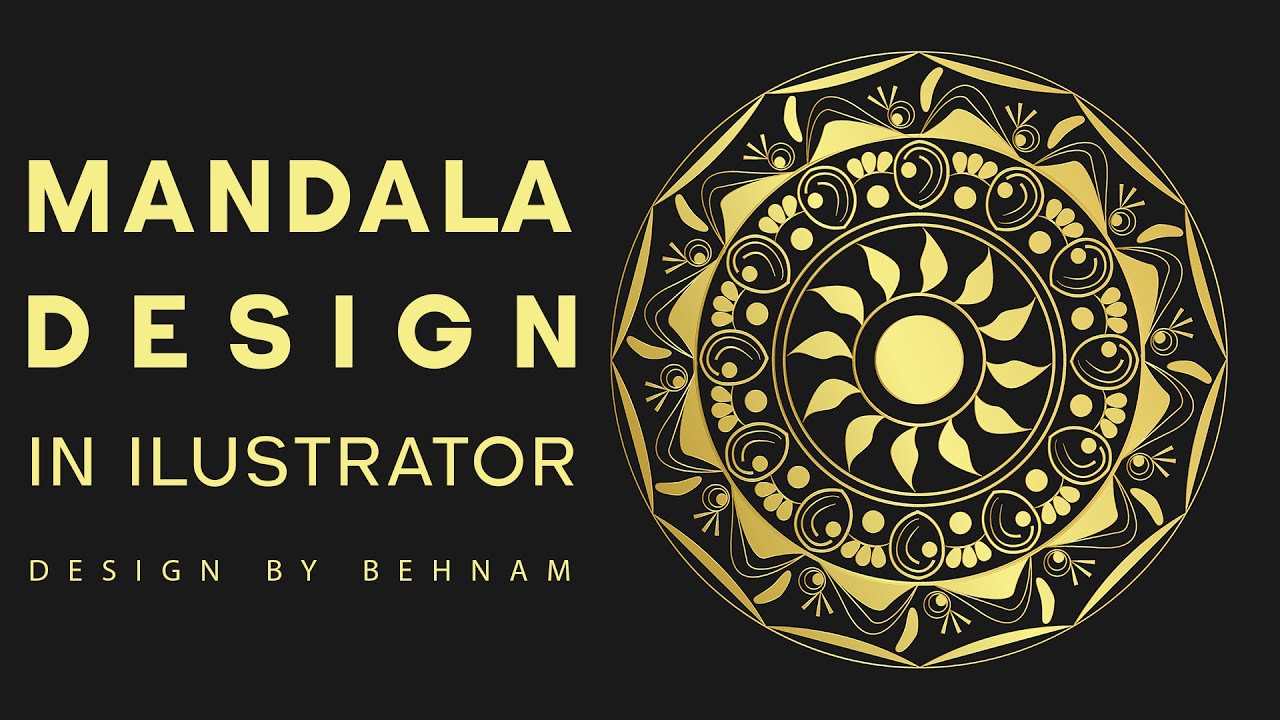 Mastering Mandala Design in Illustrator - A Step by Step Tutorial - YouTube