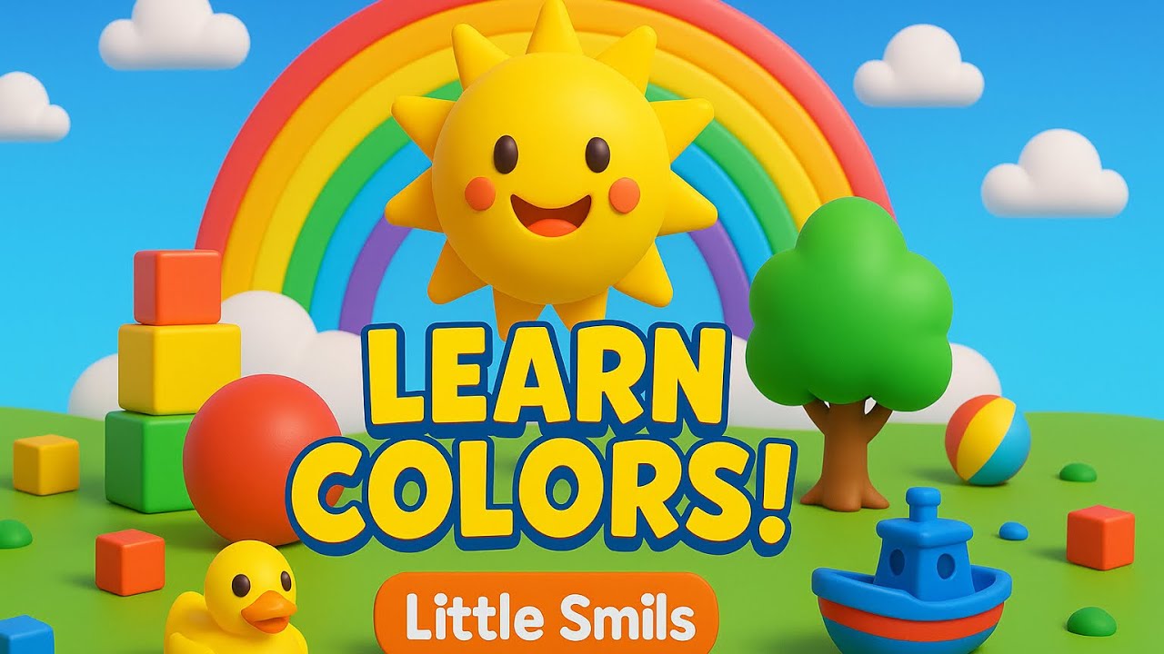 Let’s Learn the Colors 🎨🖍️| Kids song | Colors song for kids | Little ...