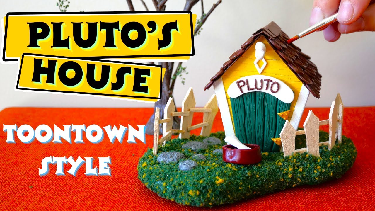 【DIY☆Disneyland】Miniature Pluto's house/【ディズニーランド】ミニチュアプルートの家/Dollhouse ...