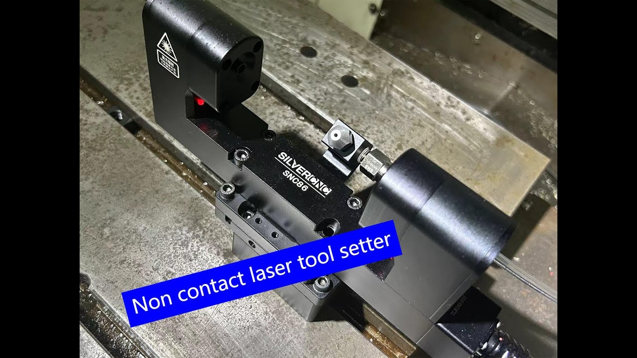 SilverCNC non contact lase tool setter - YouTube