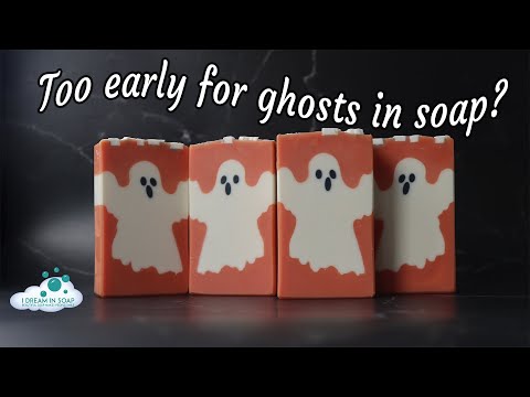 Halloween ghost cold process soap making. I Dream In Soap - YouTube
