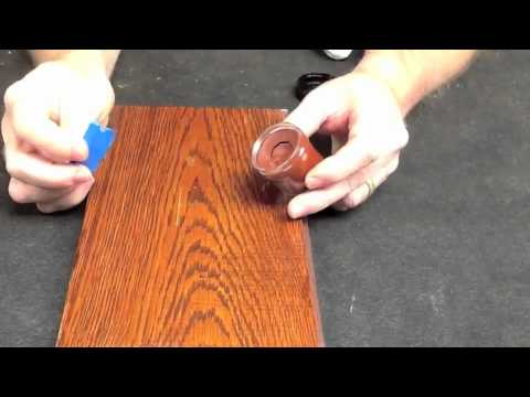 Installer Putty Repair on Wood Grain - YouTube