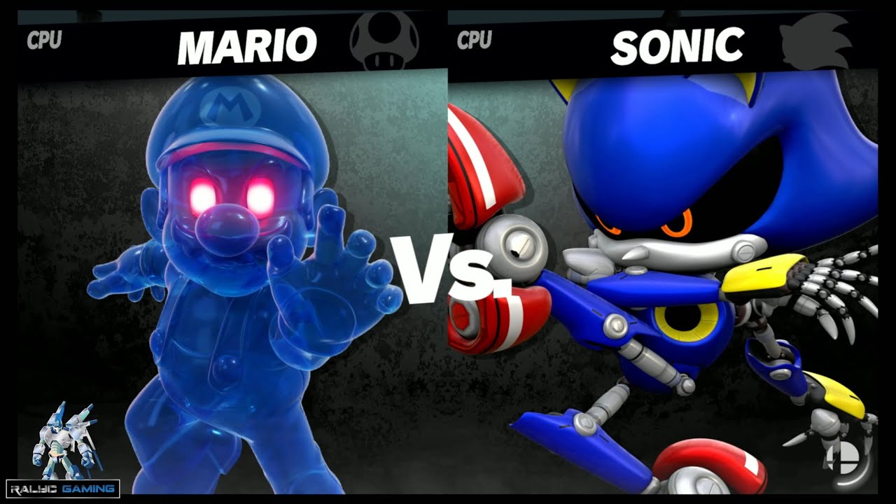 Shadow Mario vs Metal Sonic - YouTube