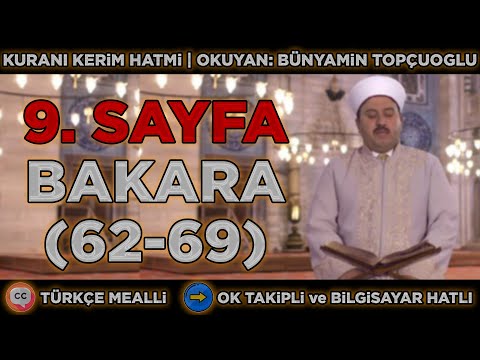 Bünyamin Topçuoğlu - 9. Sayfa - Bakara Suresi (62-69)