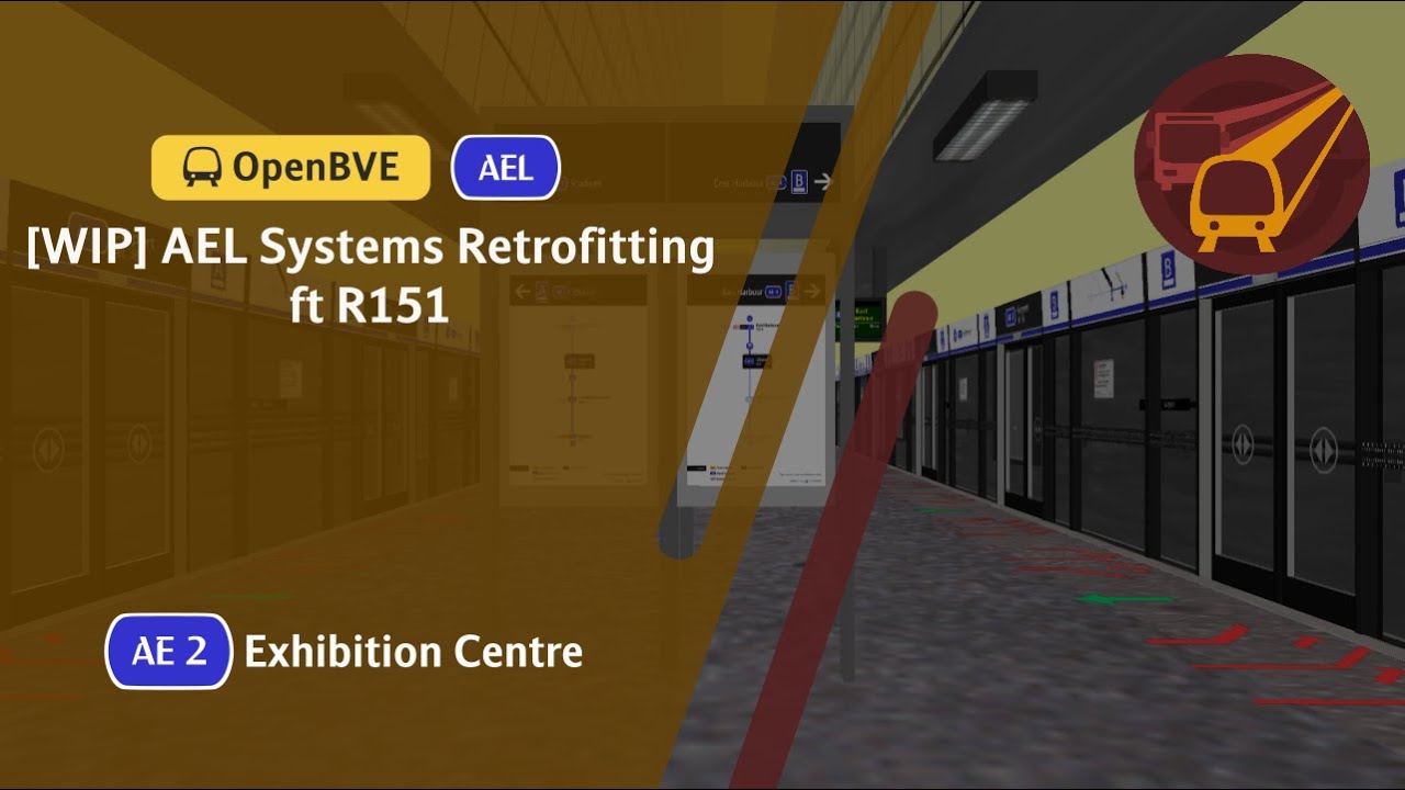[OpenBVE] [WIP] AEL Systems Retrofitting ft R151 - YouTube