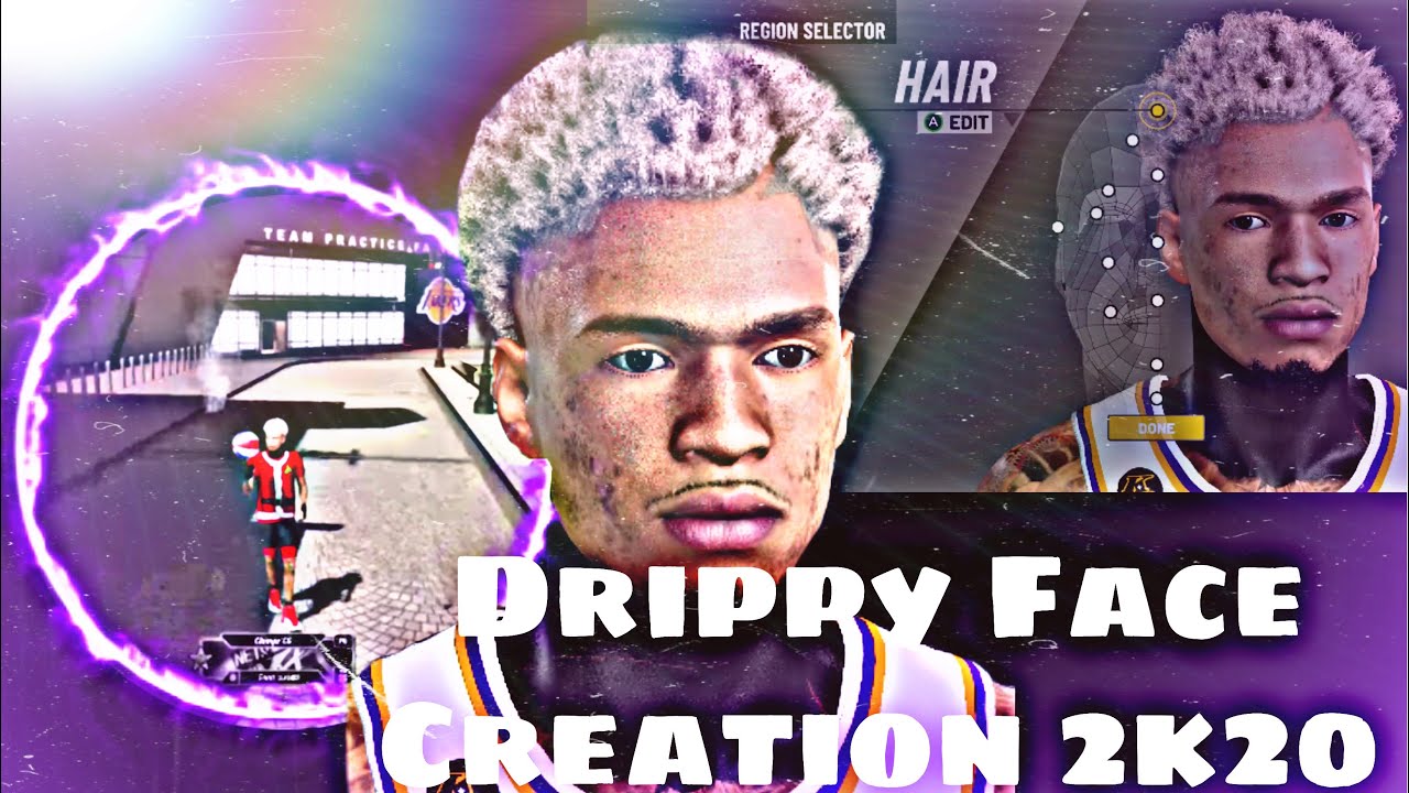 *NEW* DRIPPIEST FACE CREATION ON NBA 2K20 *LOOK LIKE A CHEESER* - YouTube