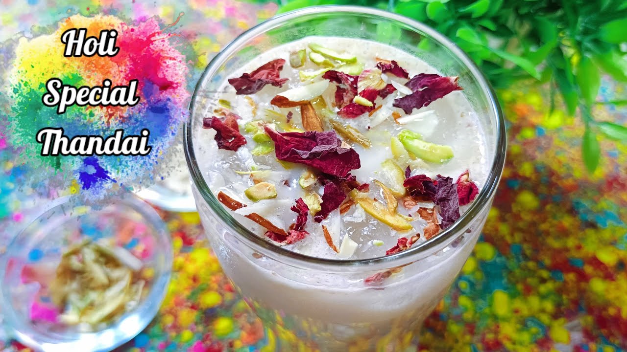 Thandai Recipe|authentic thandai recipe|Holi Special Drink|Thandai ...