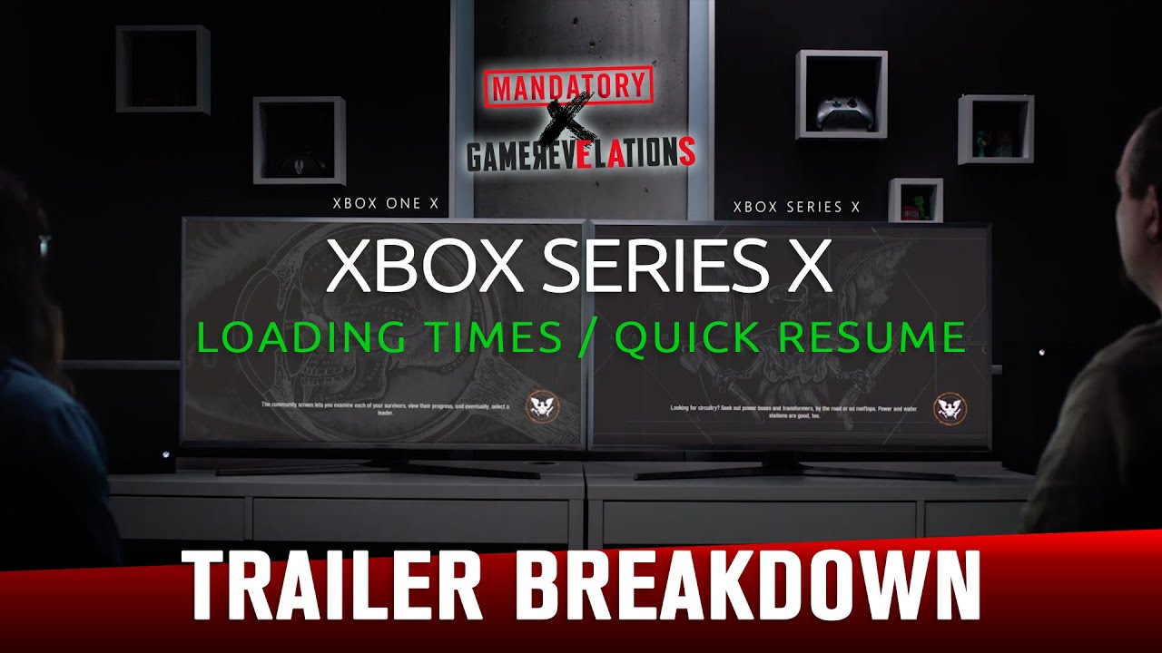 "Xbox Series X loading and quick resume times" Trailer Breakdown ...