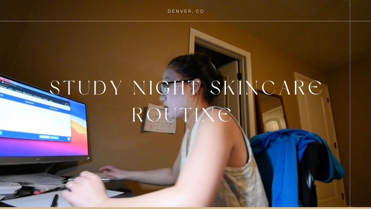 College Life | A Typical Study Night Routine - YouTube