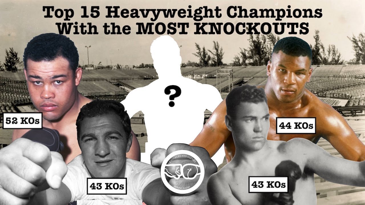 Top 15 Heavyweight Champions With The Most Knockouts - YouTube
