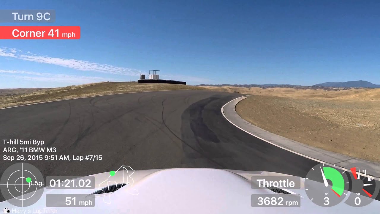 Thunderhill 5 mile w/bypass - E92 M3 - YouTube