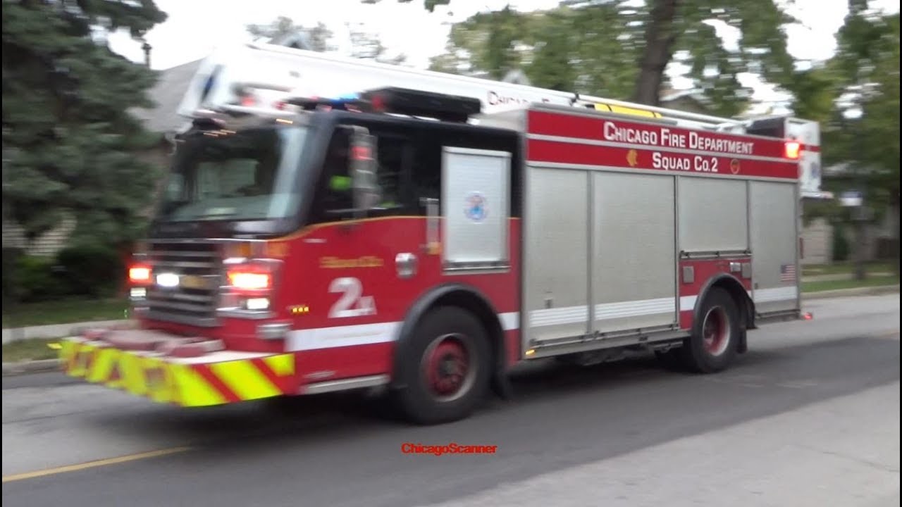 Chicago Fire Department Squad 2 Responding - YouTube
