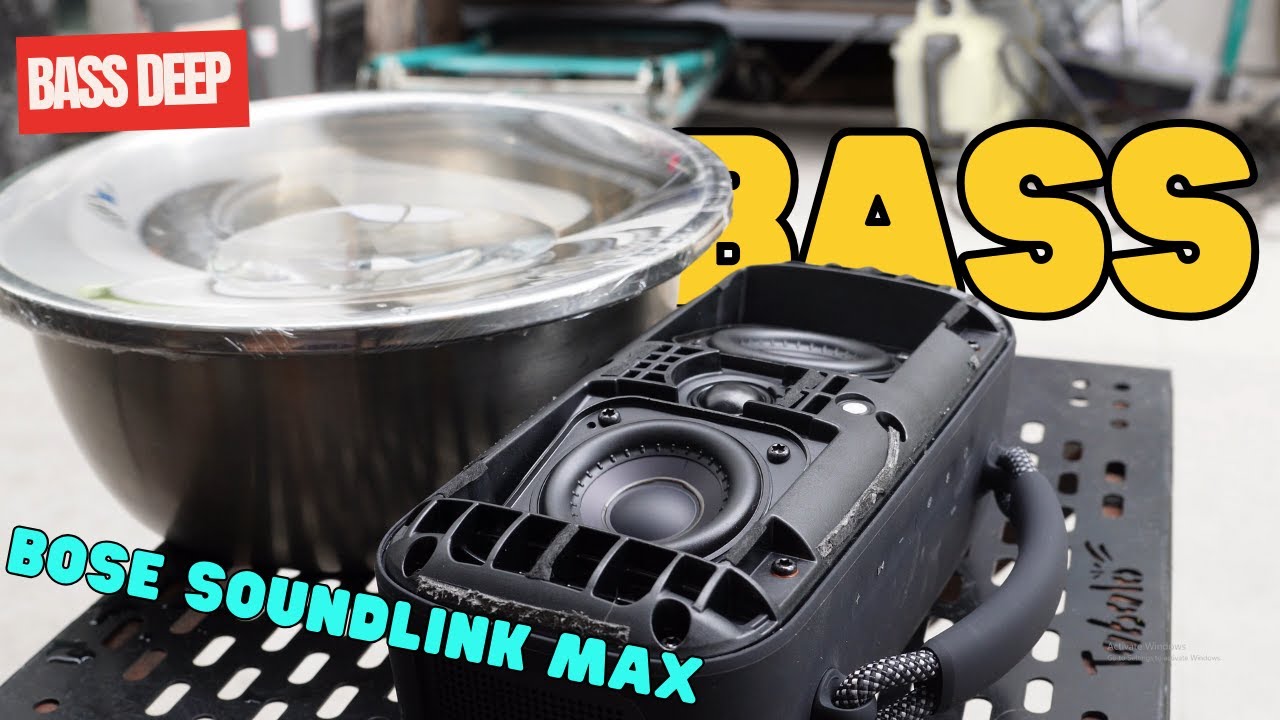 BOSE SOUNDLINK MAX BASS DEEP - YouTube