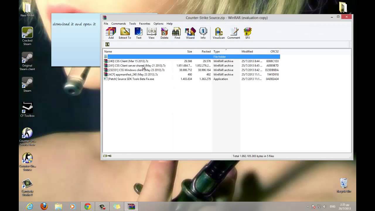 Counter-Strike Source Cracked Steam Installation July 2013 [Part 1/3 ...