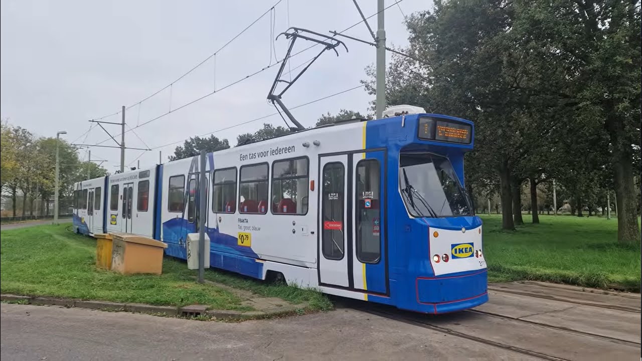 🚊 Tram 1 | Delft Tanthof - Den Haag Gravenstraat v.v. | HTM GTL8 3111 ...